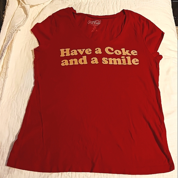 Coca Cola | Tops | Cocacola Have A Coke And A Smile 20 T Shirt | Poshmark